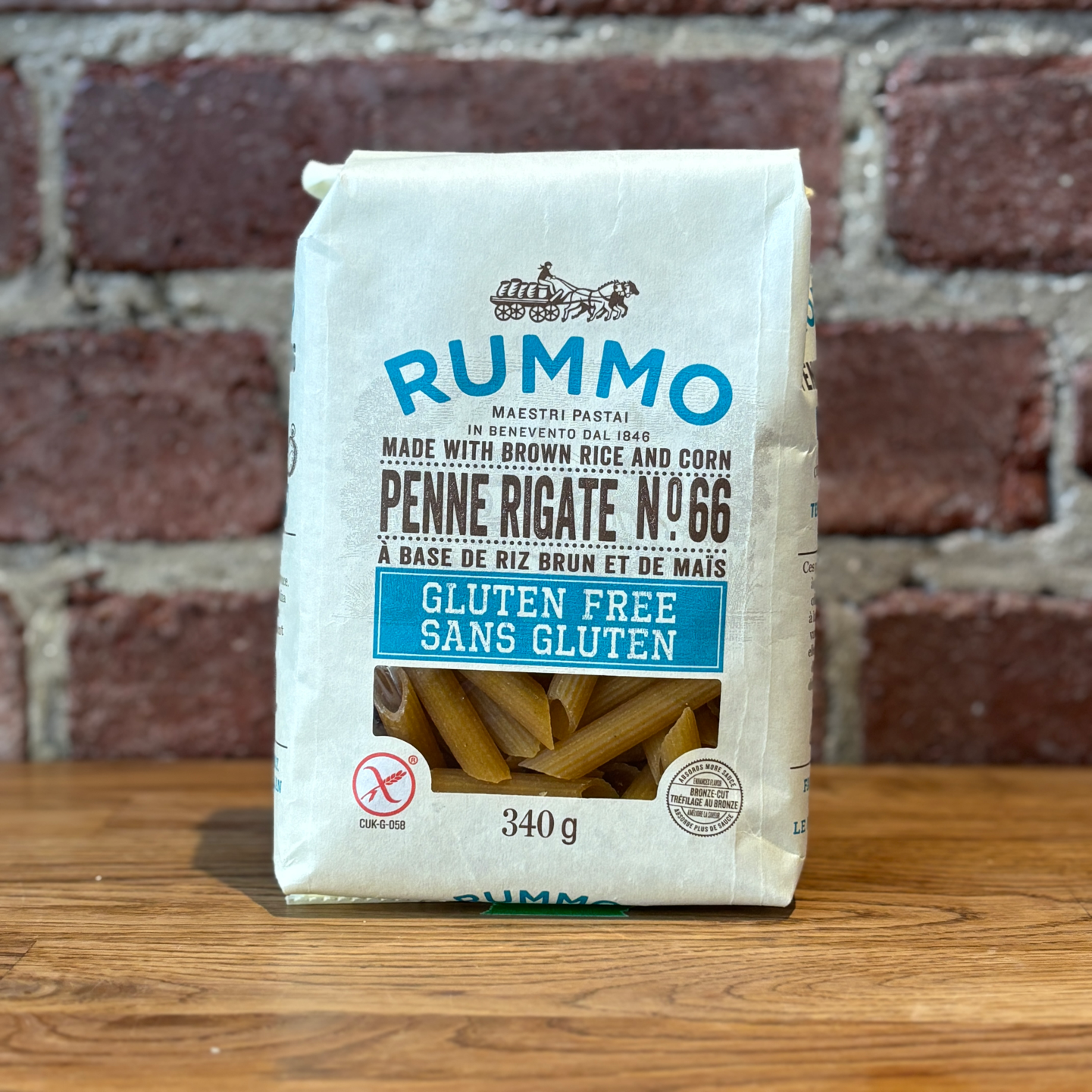 Rummo Mezze Penne Rigate No. 66 (Gluten Free) – Tre Mari Bakery